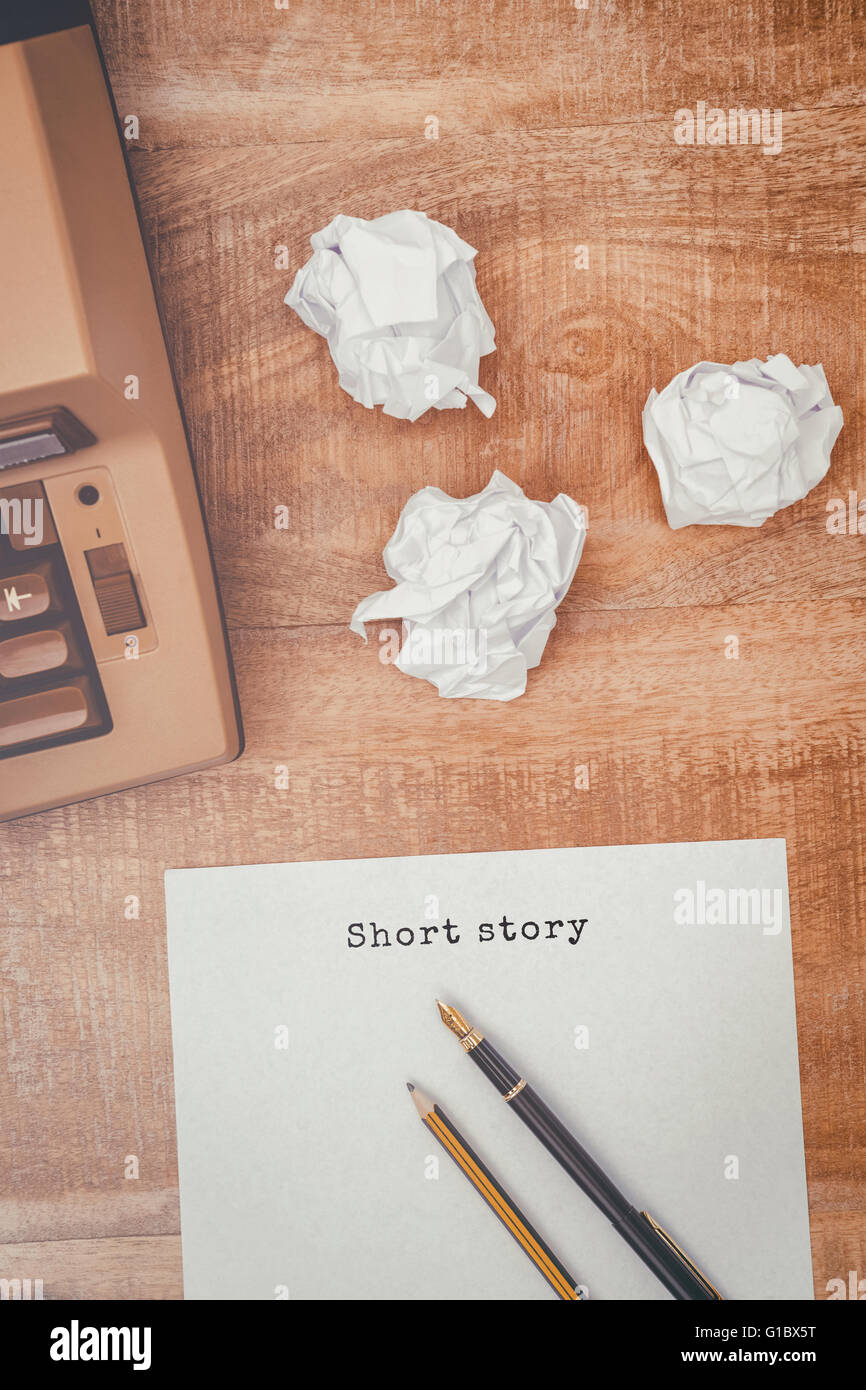 Short story writing hi-res stock photography and images - Alamy