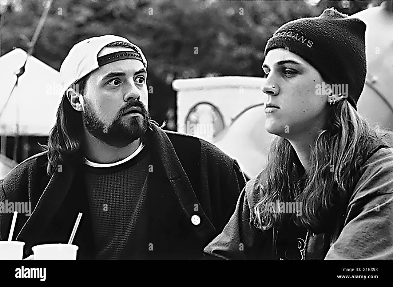 Dogma / Kevin Smith / Jason Mewes / Set Stock Photo - Alamy