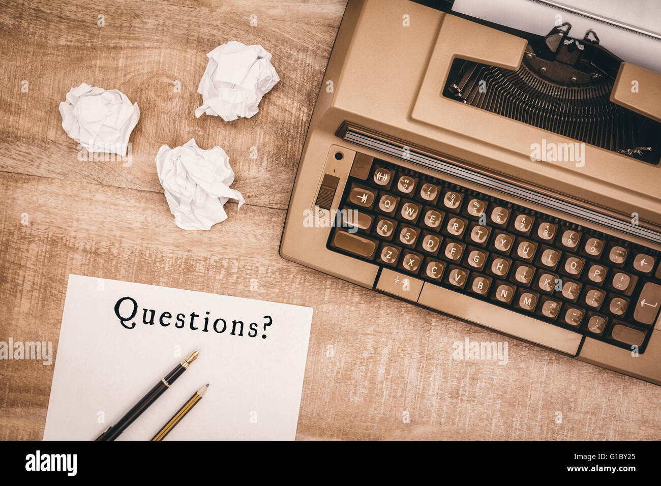 Composite image of questions? message Stock Photo - Alamy