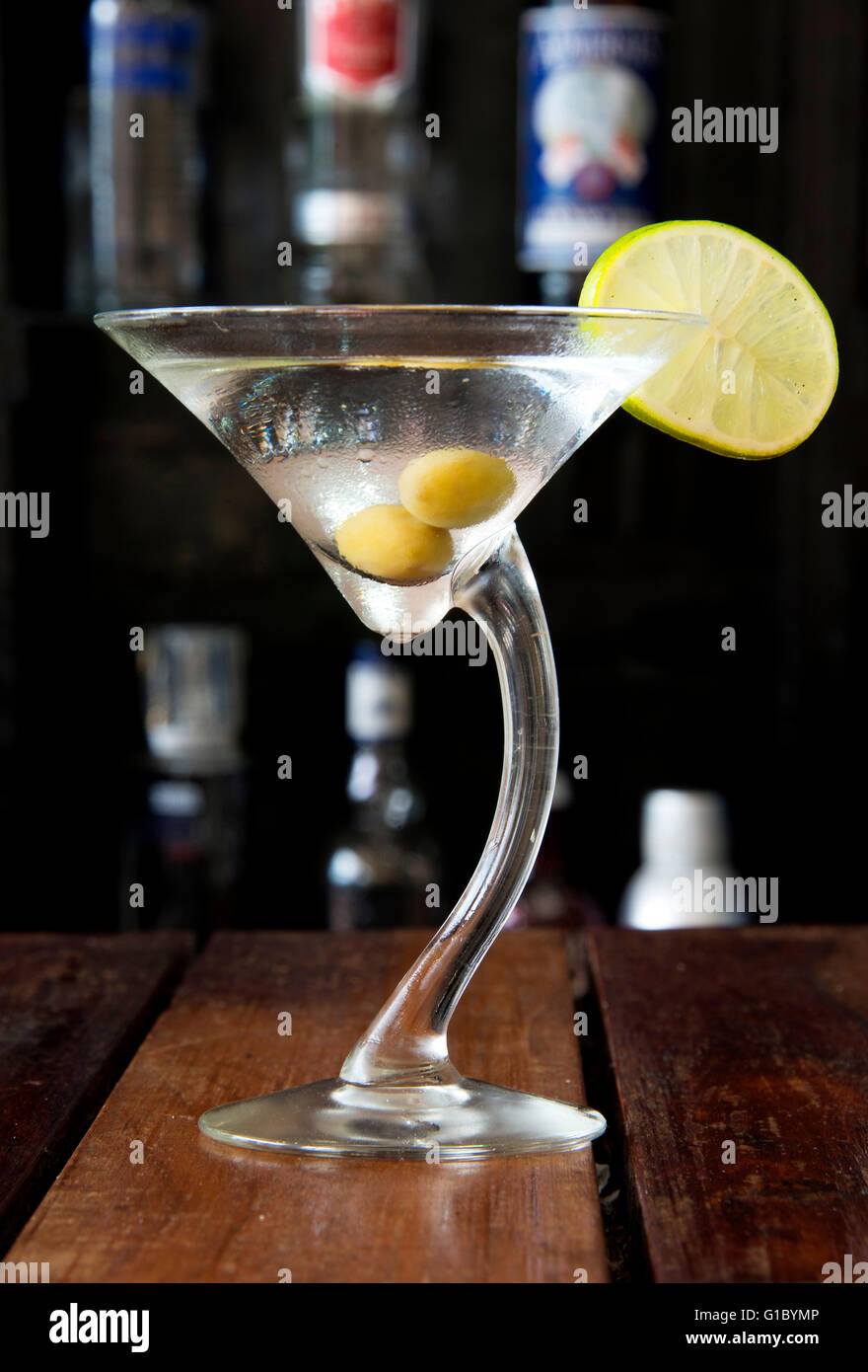 A colourful cocktail drink on a bar in Harare, Zimbabwe Stock Photo - Alamy