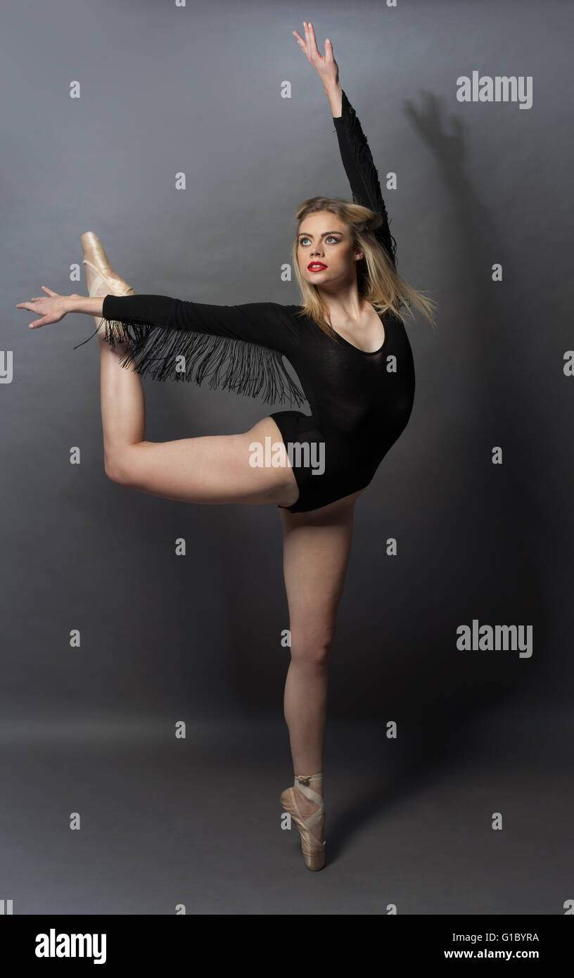 Arabesque position hi-res stock photography and images - Alamy