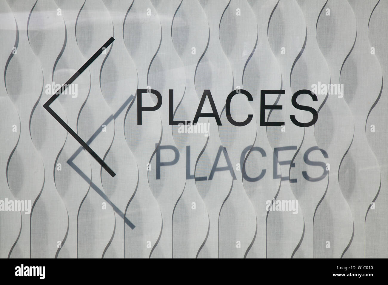 Places Lettering script with shadow on newly opened shop, Blackpool ...