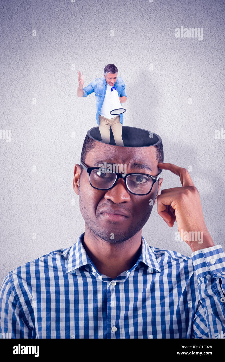 Man speaking up hi-res stock photography and images - Alamy