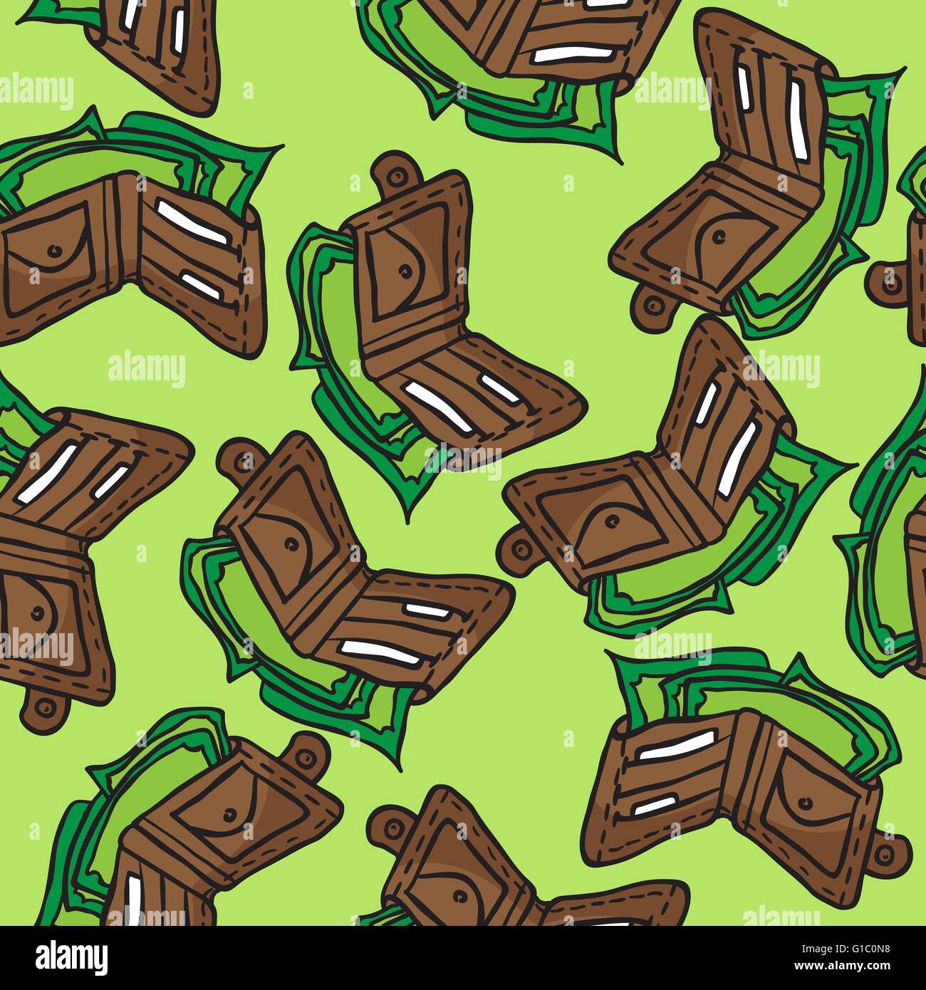 Wallet credit card pattern Stock Vector Images - Alamy