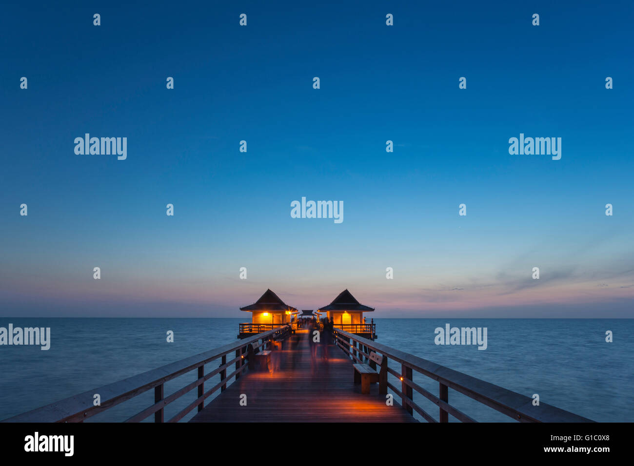2016 HISTORICAL NAPLES PIER NAPLES COLLIER COUNTY FLORIDA Stock Photo ...