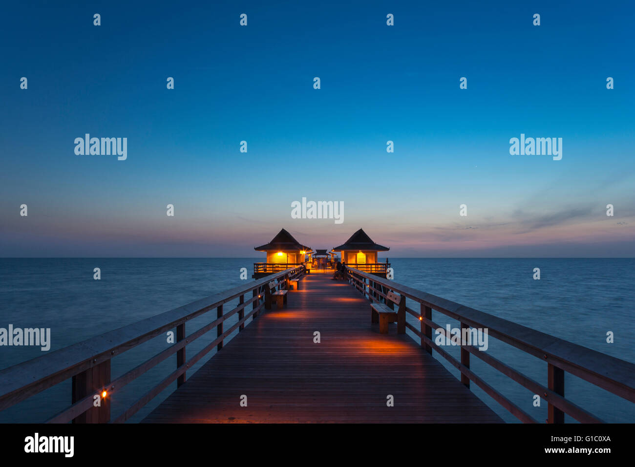 2016 HISTORICAL NAPLES PIER NAPLES COLLIER COUNTY FLORIDA Stock Photo ...