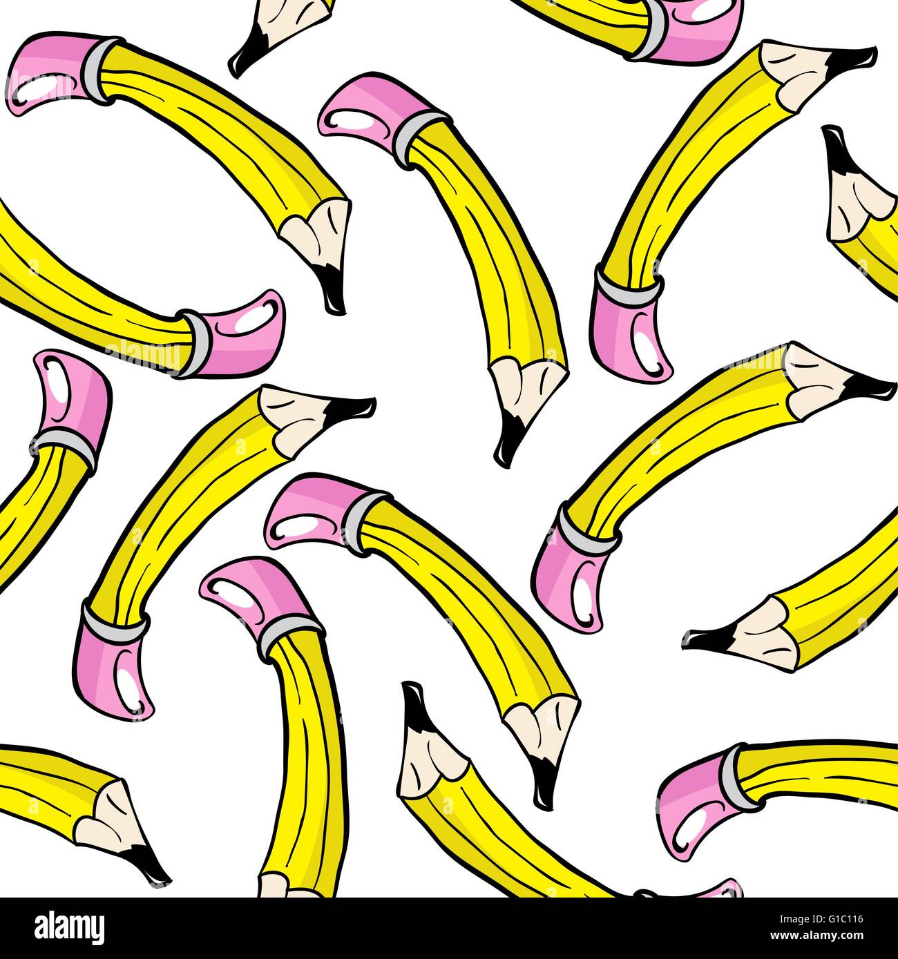 Doodle pattern job vector Stock Vector Images - Alamy