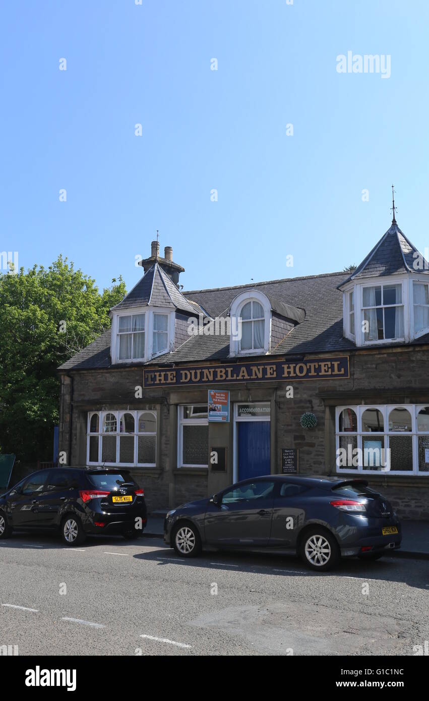 Exterior of Dunblane Hotel Dunblane Scotland May 2016 Stock Photo - Alamy