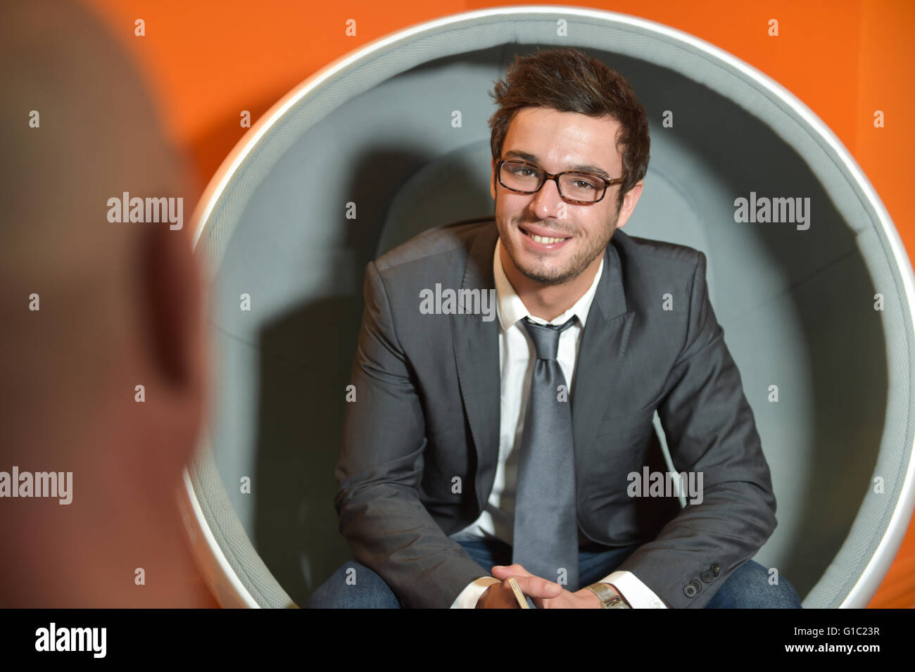 Businessman recruiting hi-res stock photography and images - Alamy