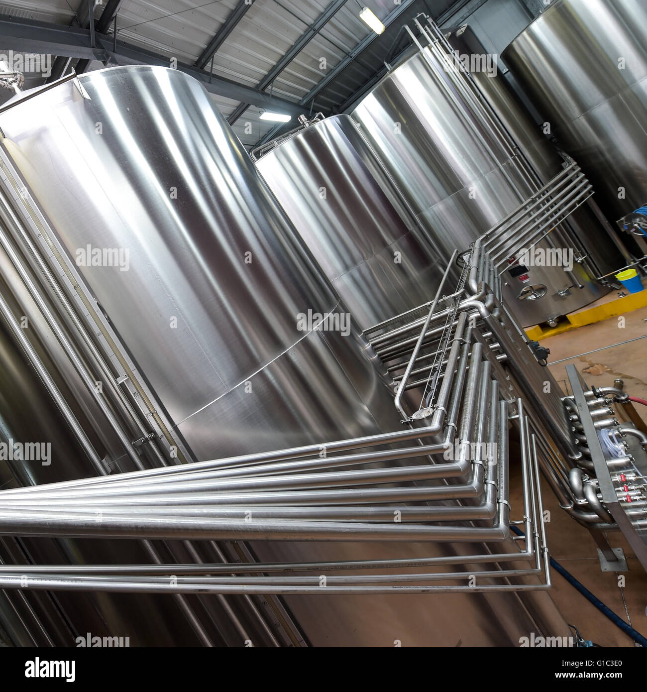 Modern stainless steel wine barrel hi-res stock photography and images ...