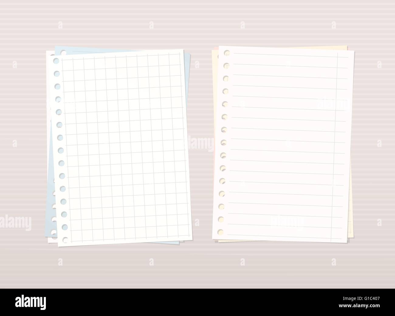 Brown squared paper texture Stock Vector Images - Alamy