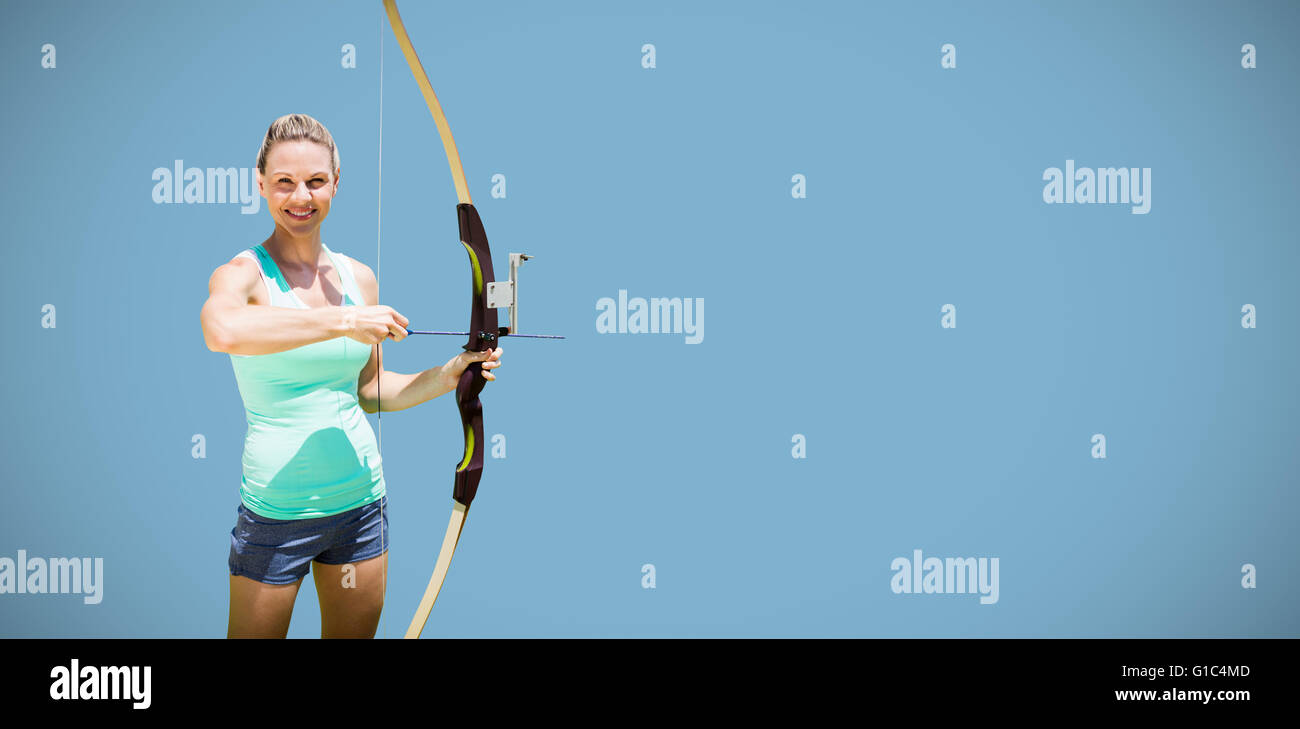 Posing with bow and arrow hi-res stock photography and images - Alamy