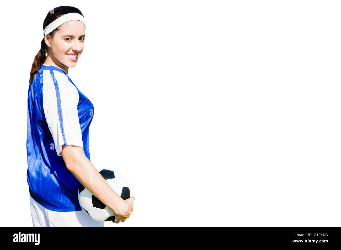 Woman soccer hi-res stock photography and images - Alamy