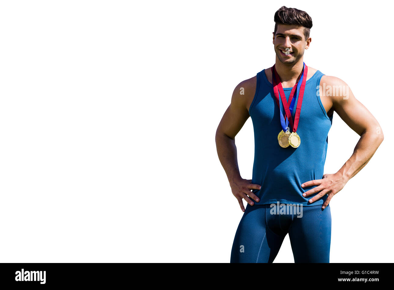 Athletic happy Cut Out Stock Images & Pictures - Alamy