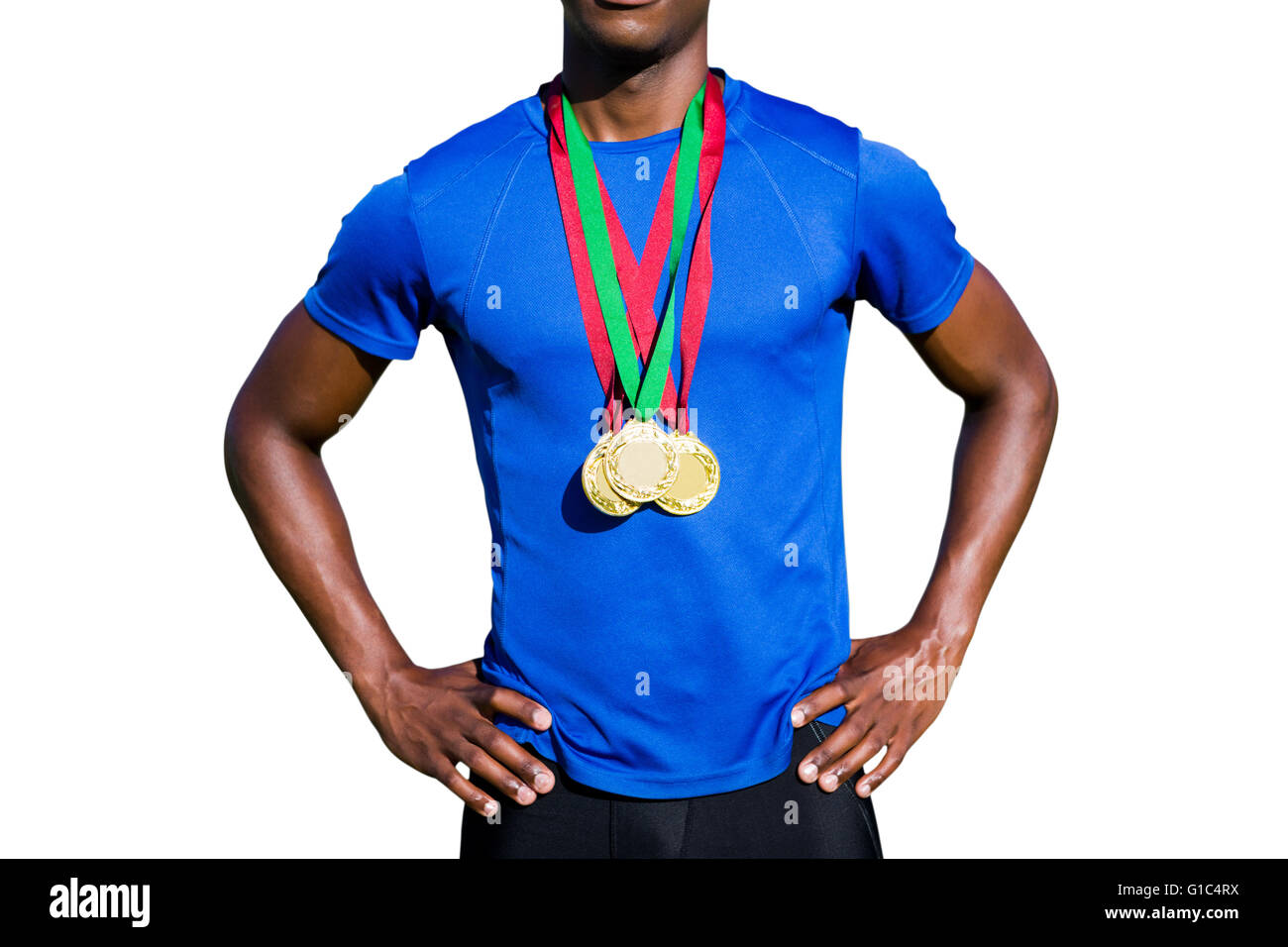 Person Go For Gold Medal