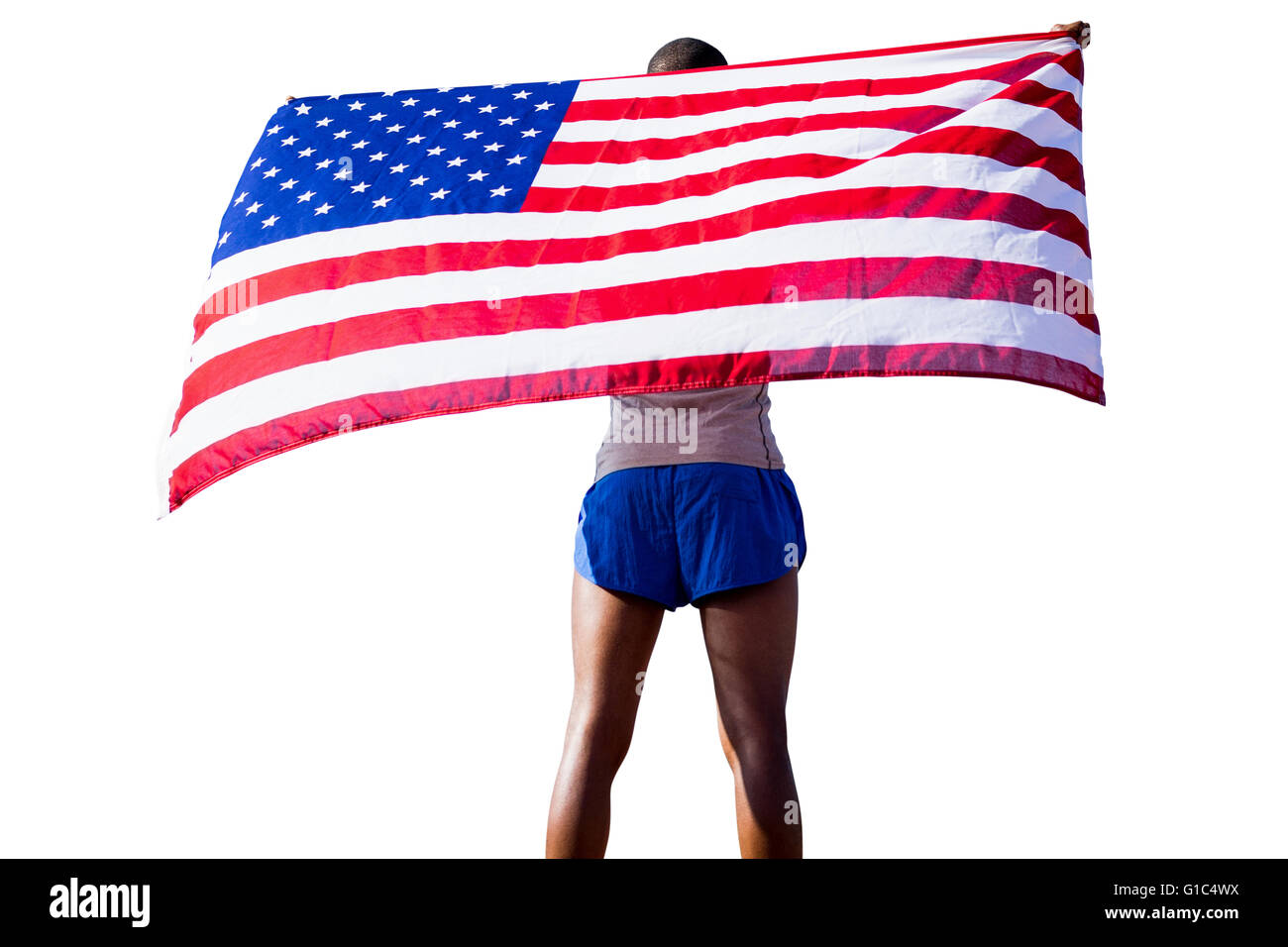 Raising the flag hi-res stock photography and images - Alamy