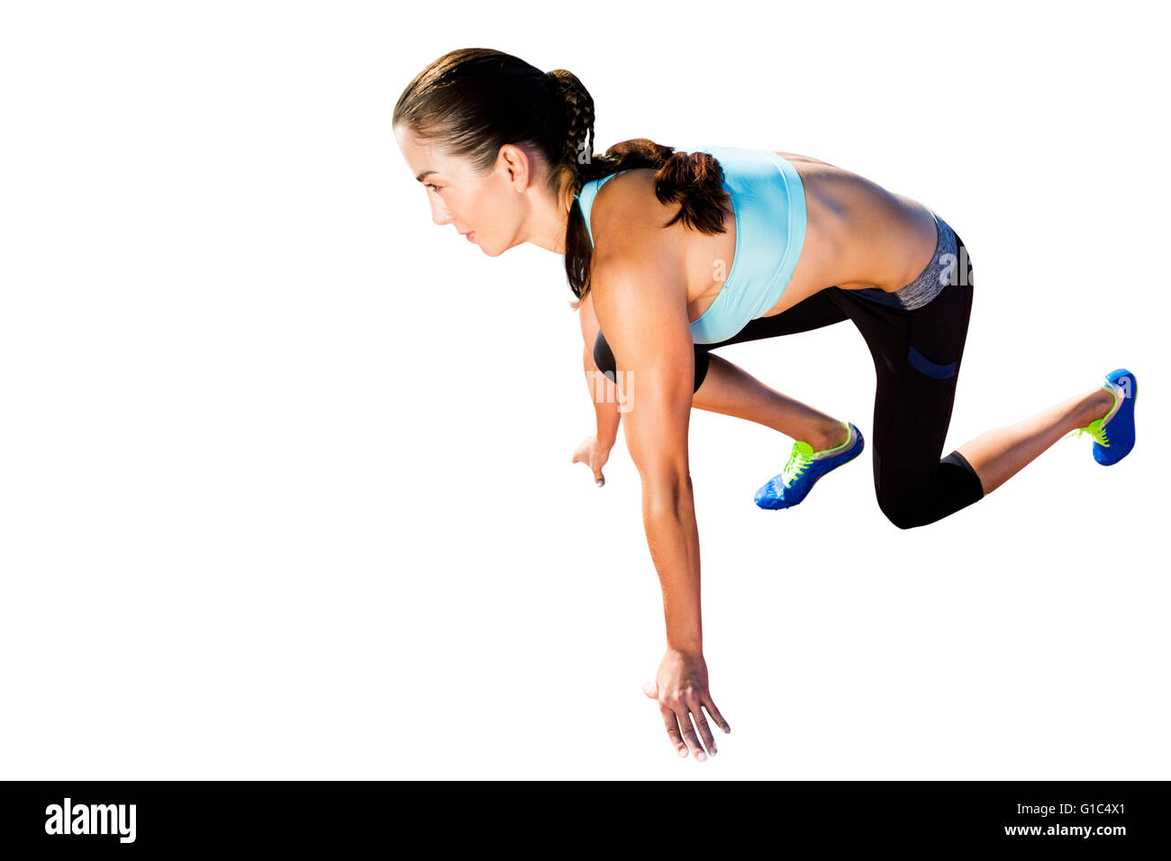 Start line on path Cut Out Stock Images & Pictures - Alamy