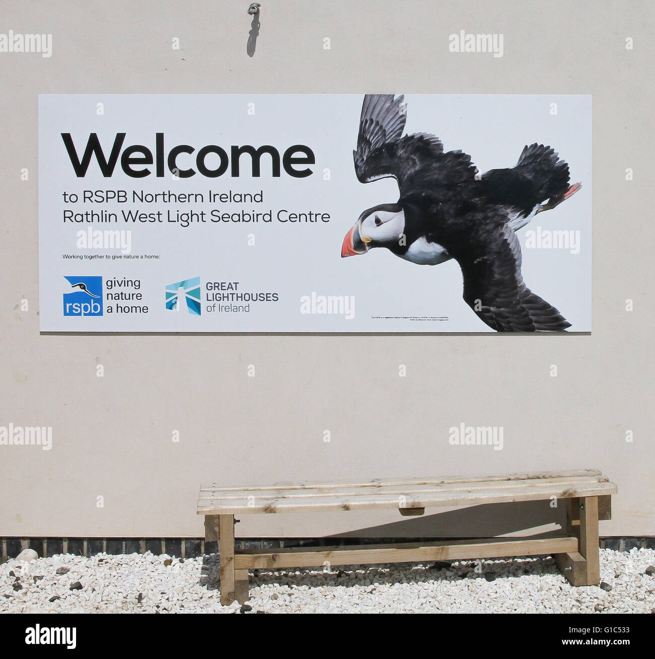 The RSPB Rathlin West Light Seabird Centre on Rathlin Island, County ...