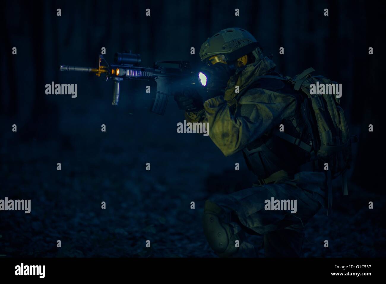 camouflage, assault rifle, soldier, military, army, special forces ...