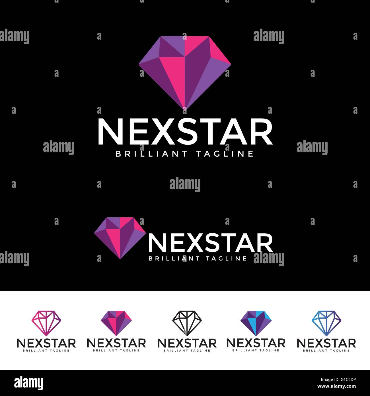 Next Star Logotype Stock Vector Image & Art - Alamy
