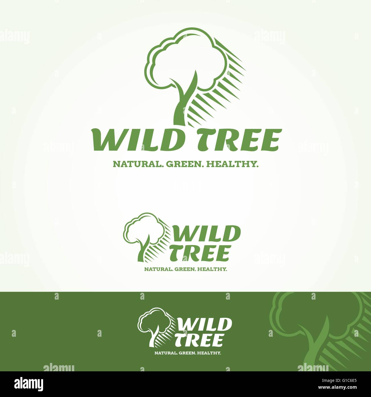 Heart wild forest abstract Stock Vector Images - Alamy