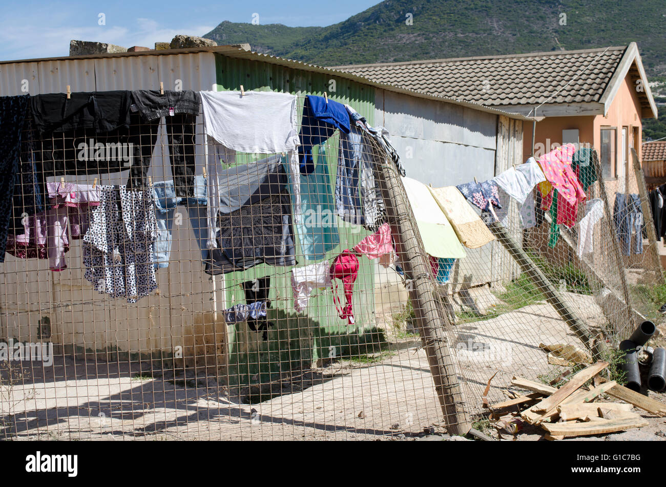 IMIZAMO YETHU TOWNSHIP WESTERN CAPE SOUTH AFRICA. A general view of the ...