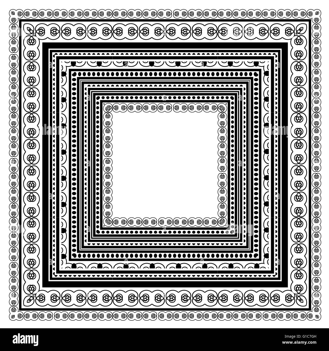Square Vintage Frame Stock Photo - Alamy