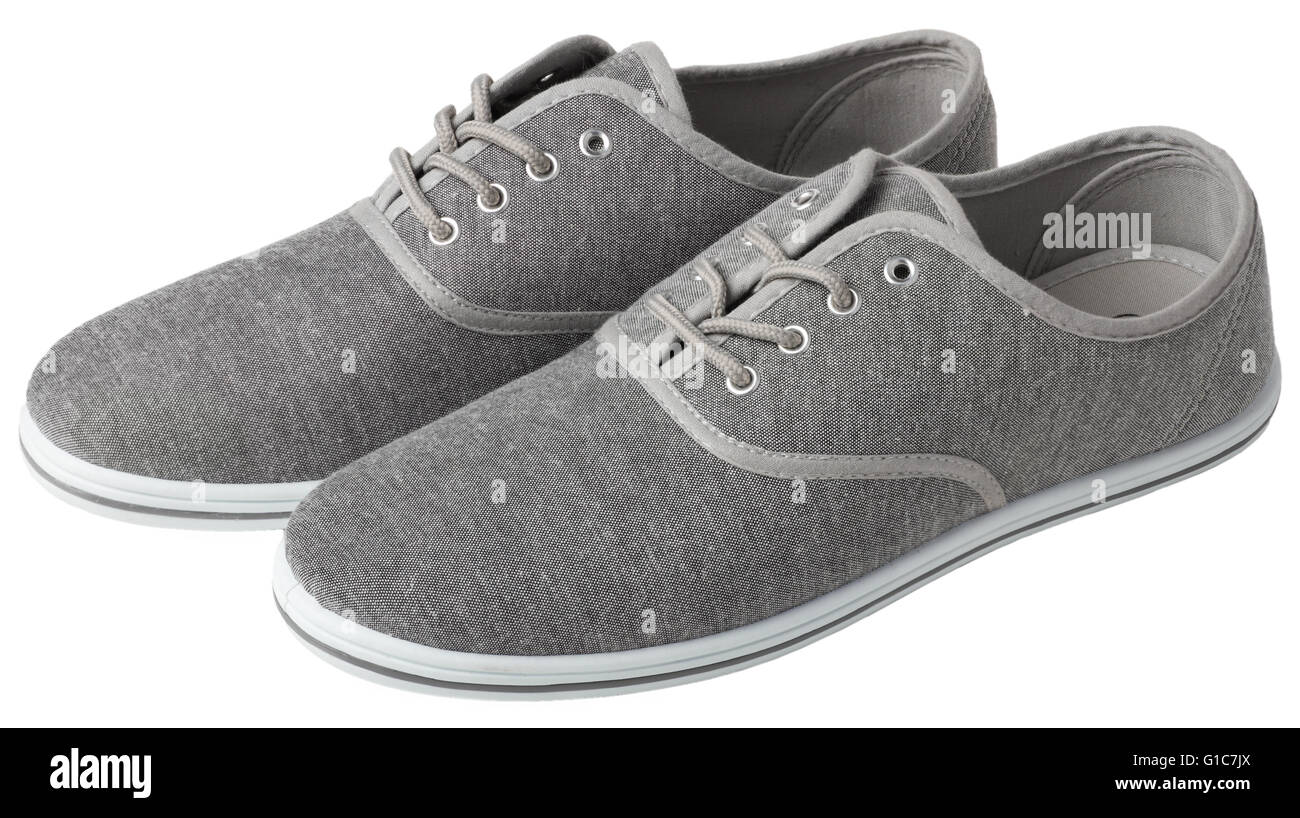 Grey sneakers hi-res stock photography and images - Alamy