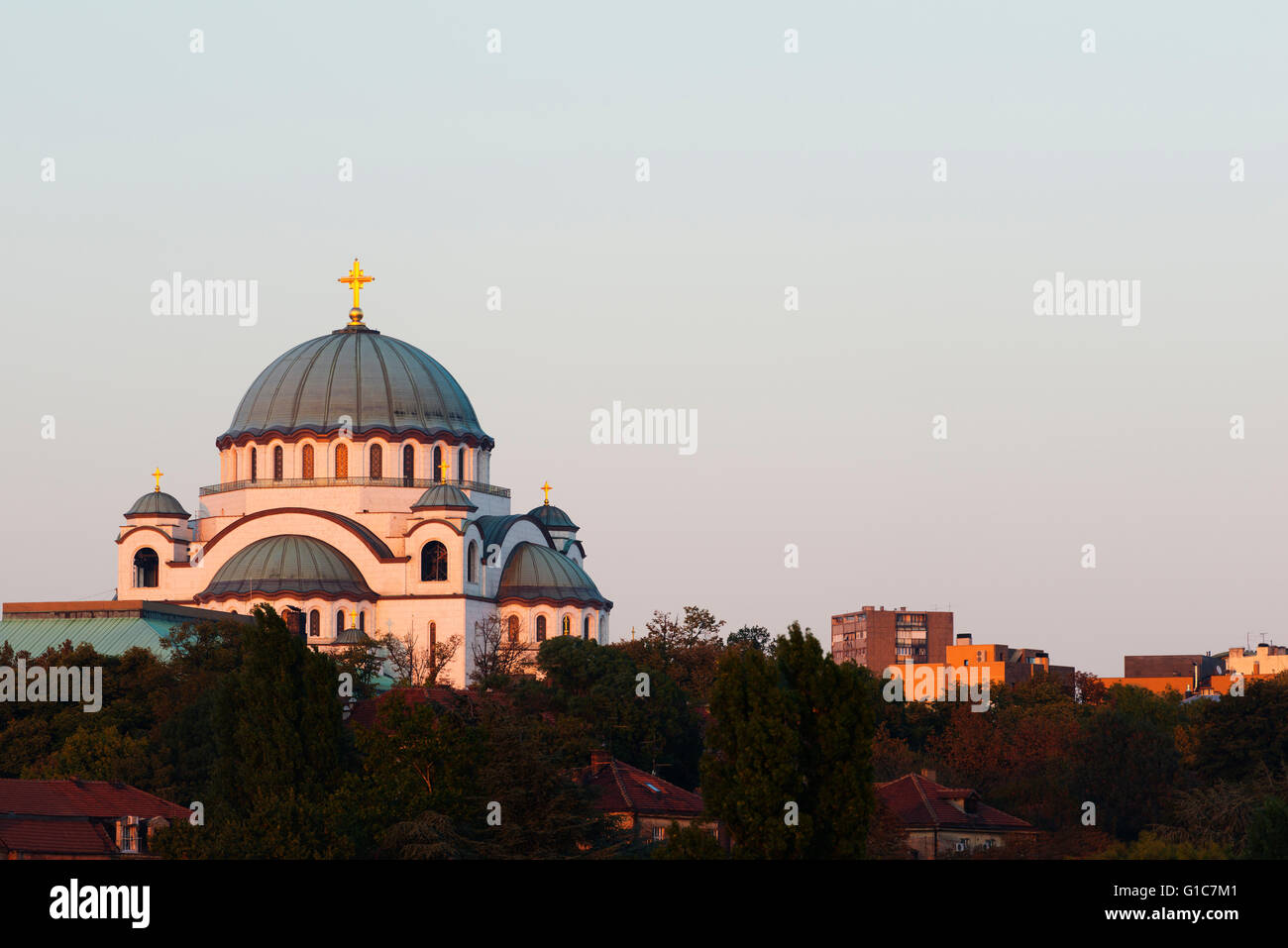 Serbian orthodox belgrade church hi-res stock photography and images ...