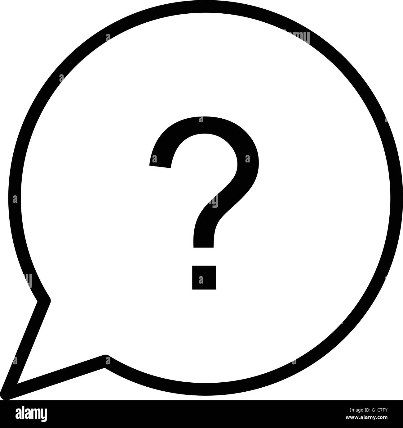 Question mark vector vectors hi-res stock photography and images - Alamy