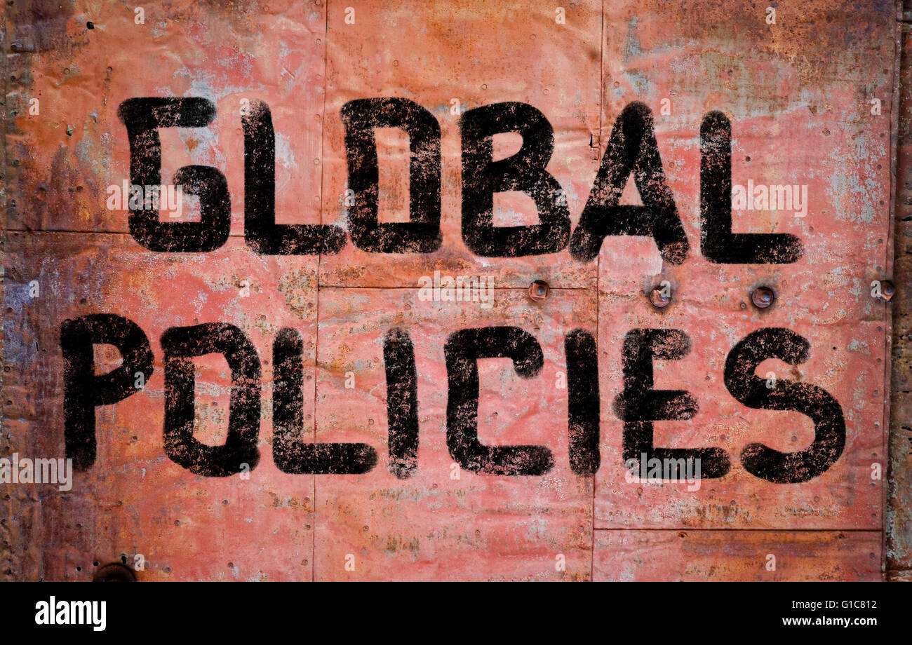 Global Policies Concept Stock Photo - Alamy