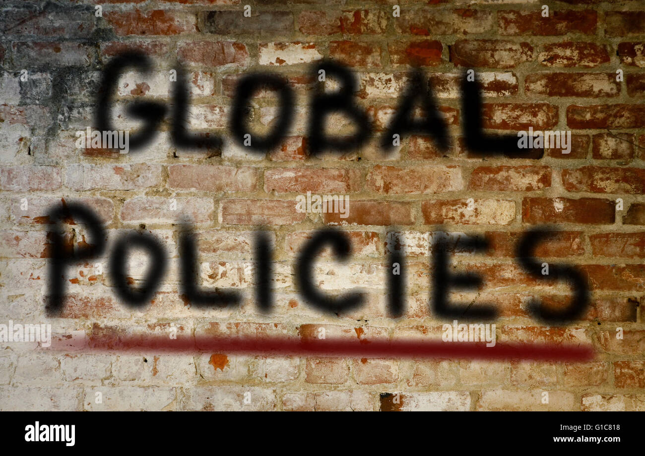 Global Policies Concept Stock Photo - Alamy