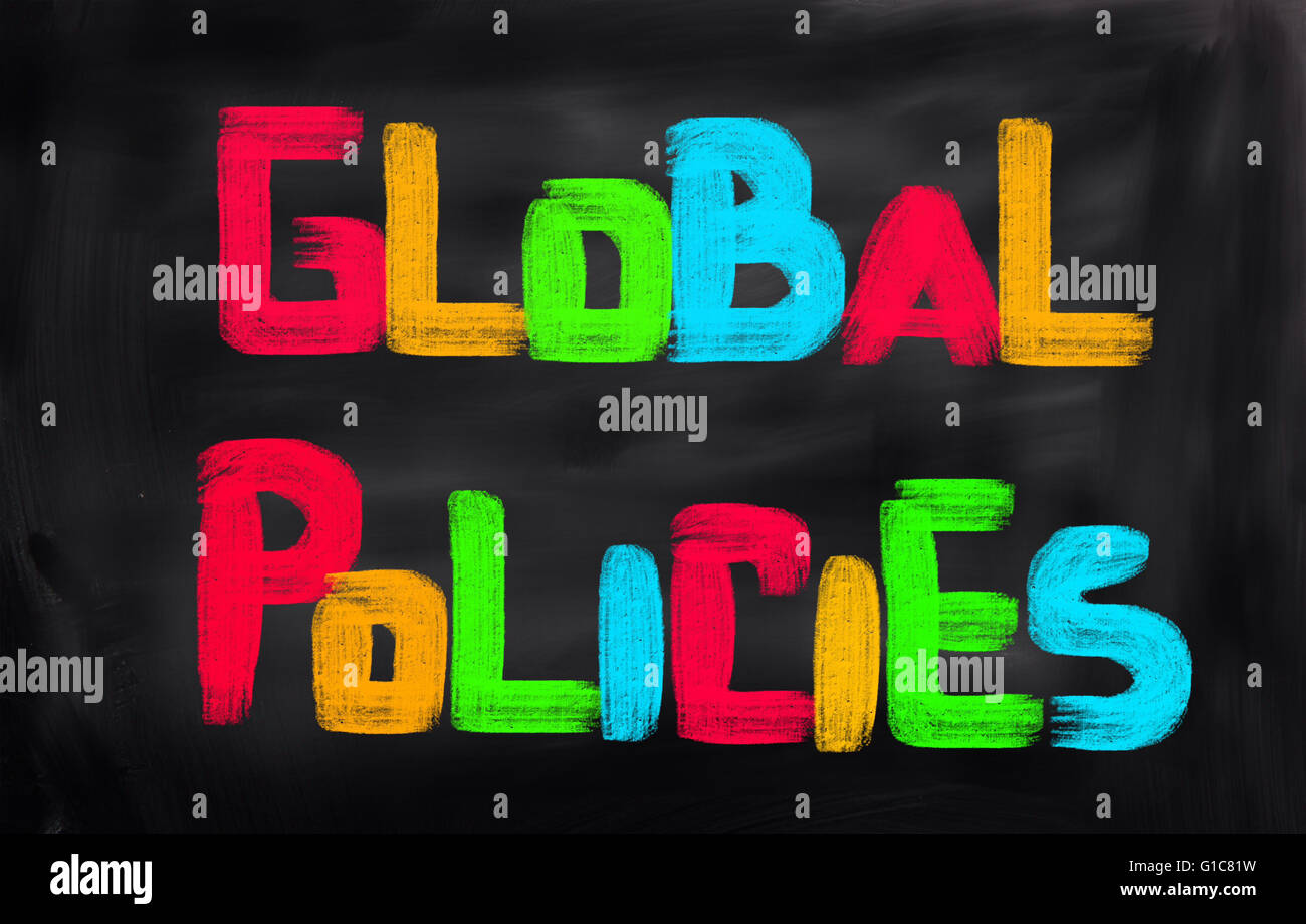 Global Policies Concept Stock Photo - Alamy