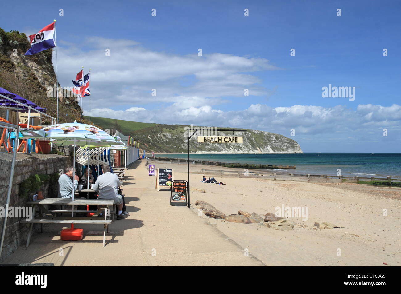 North beach swanage hi-res stock photography and images - Alamy