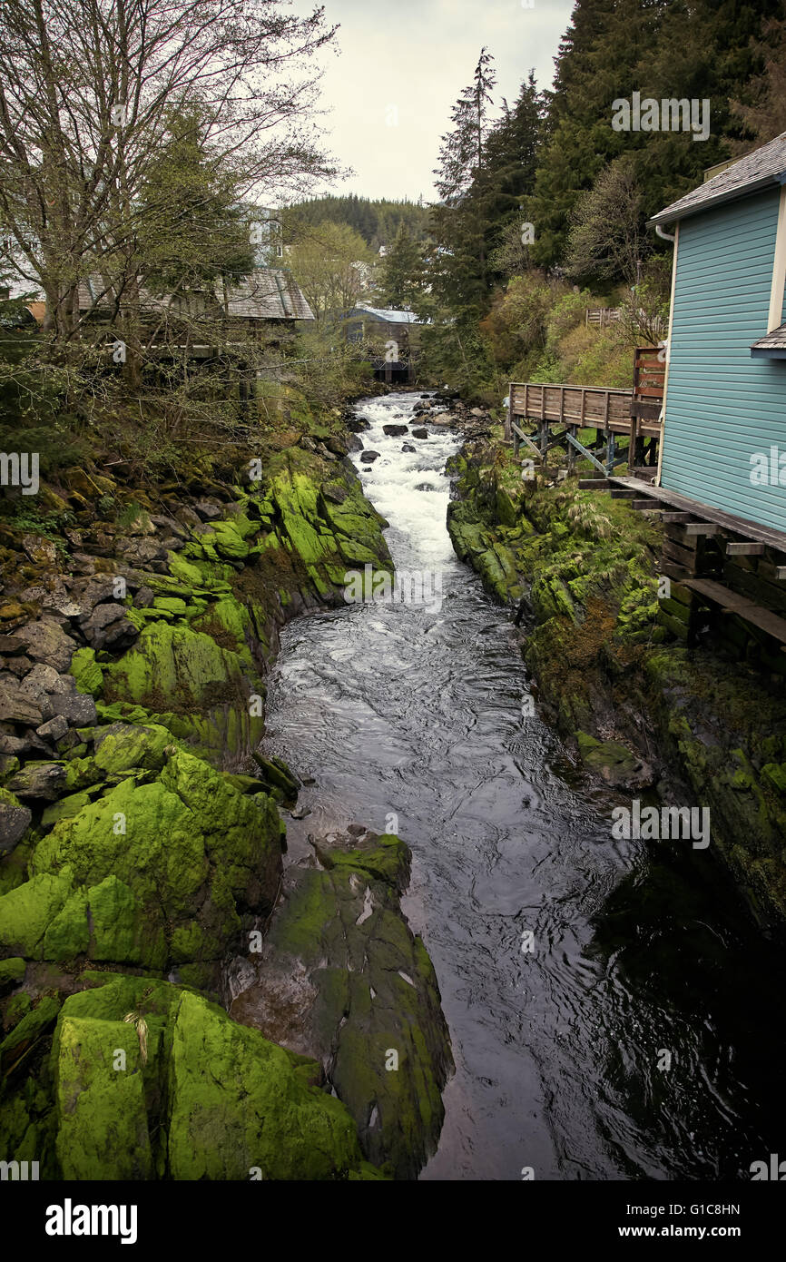 Ketchikan town, Alaska, USA Stock Photo - Alamy
