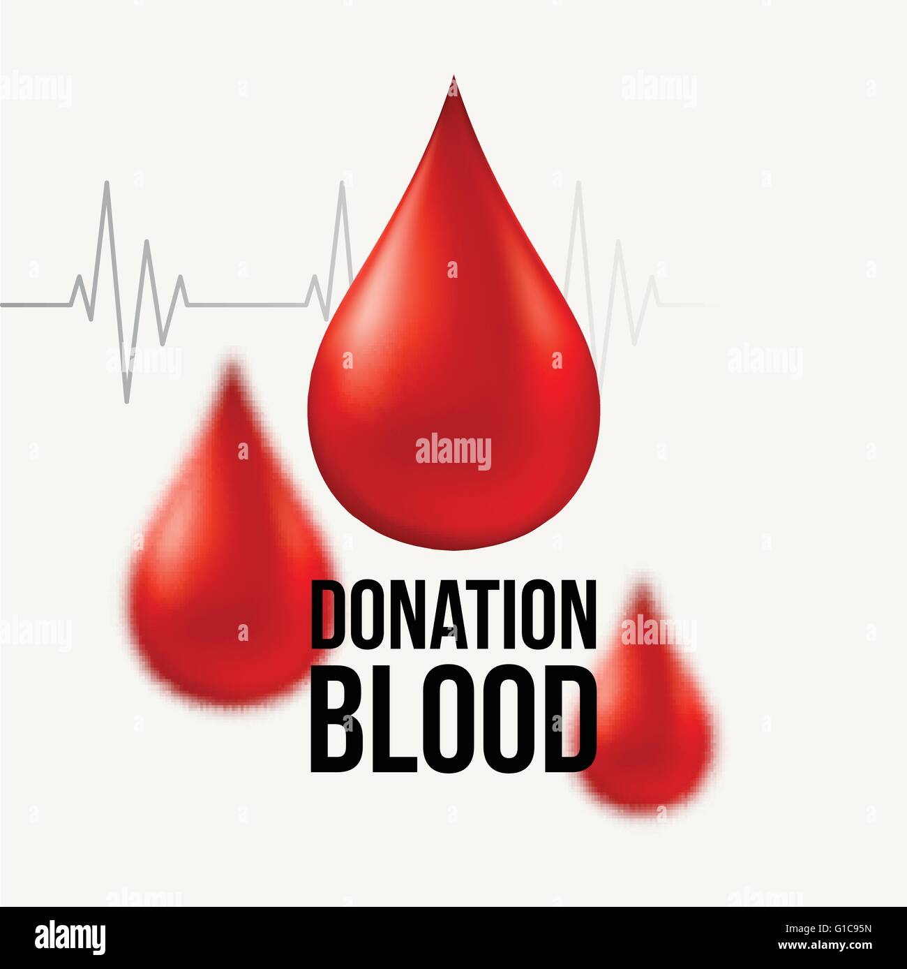 Blood donation Medical background. Vector illustration Stock Vector ...