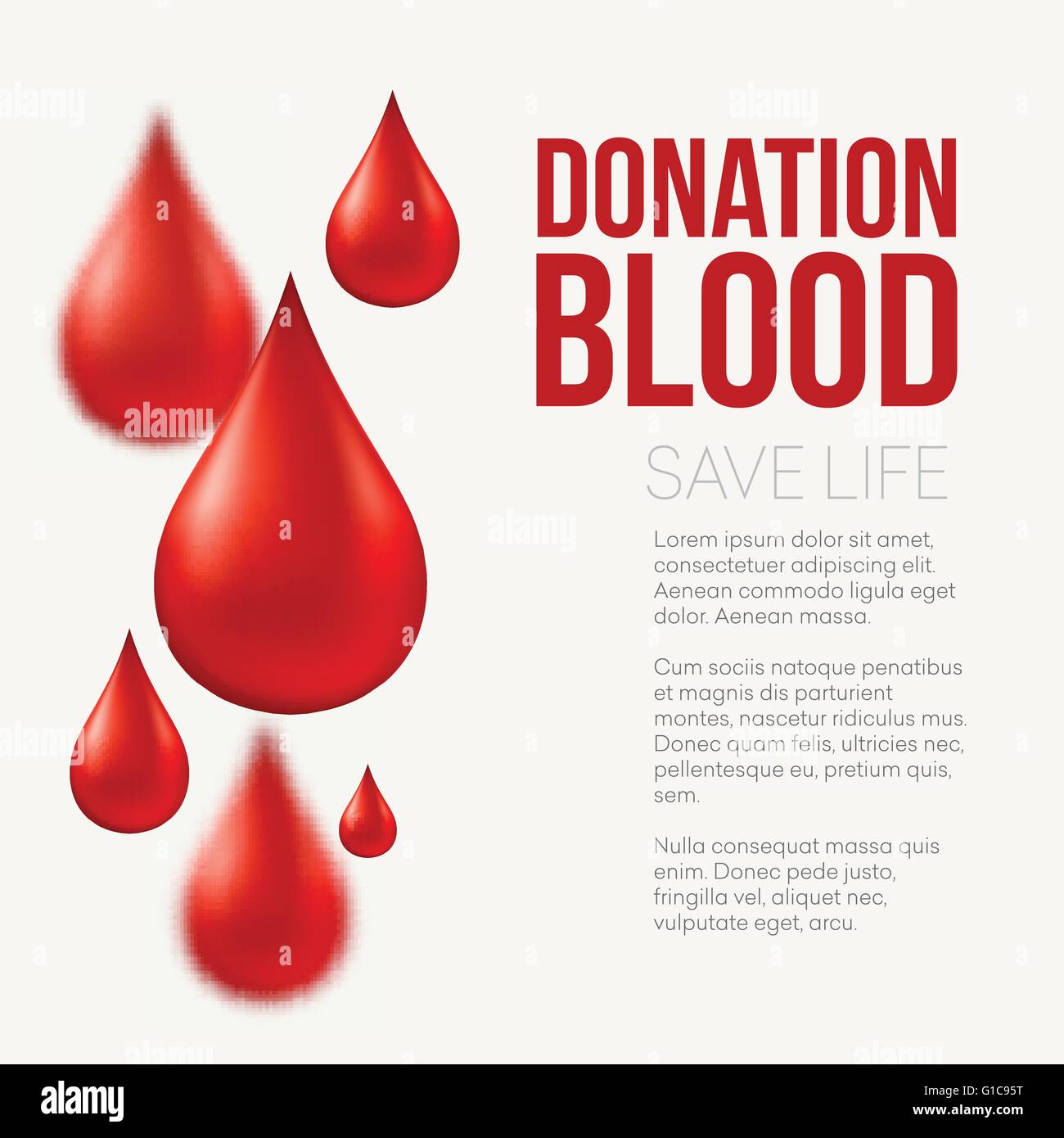 Blood donation Medical background. Vector illustration Stock Vector ...