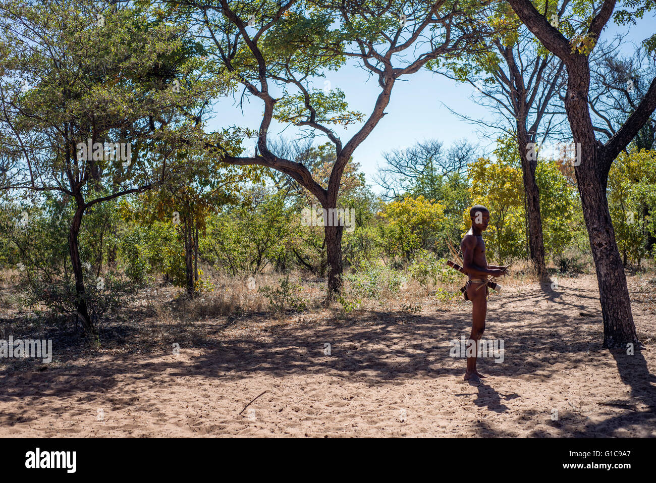 Man hunting bow arrow san hi-res stock photography and images - Alamy