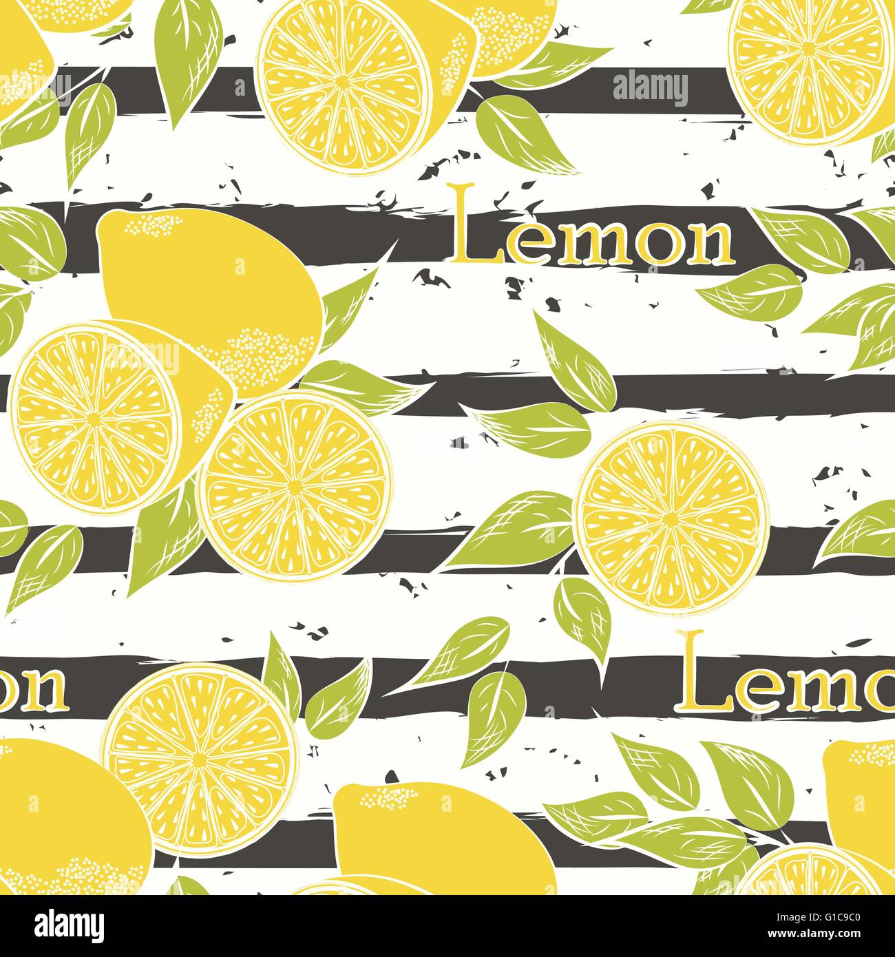 Slice lemon on dark Stock Vector Images - Alamy