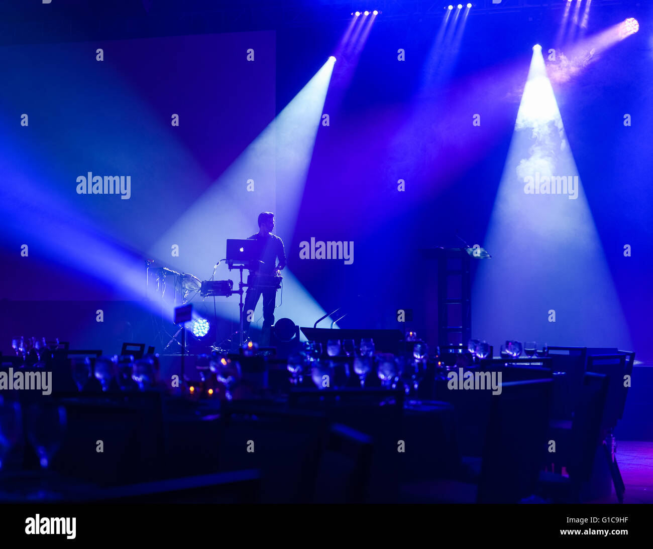 Event Stage / Lighting Location Stock Photo - Alamy