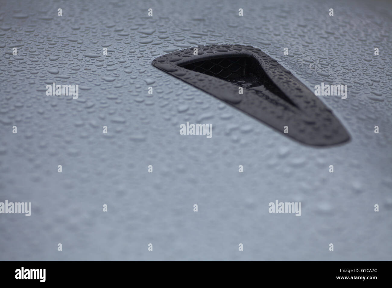 Color image of an air intake scoop on a car Stock Photo - Alamy