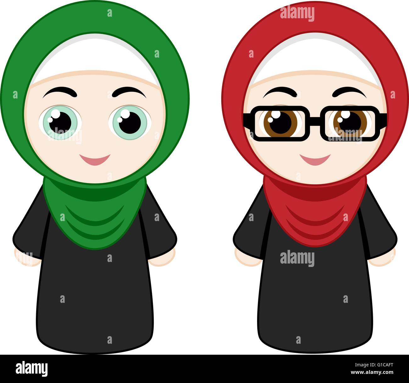 Hijab woman child Cut Out Stock Images & Pictures - Alamy