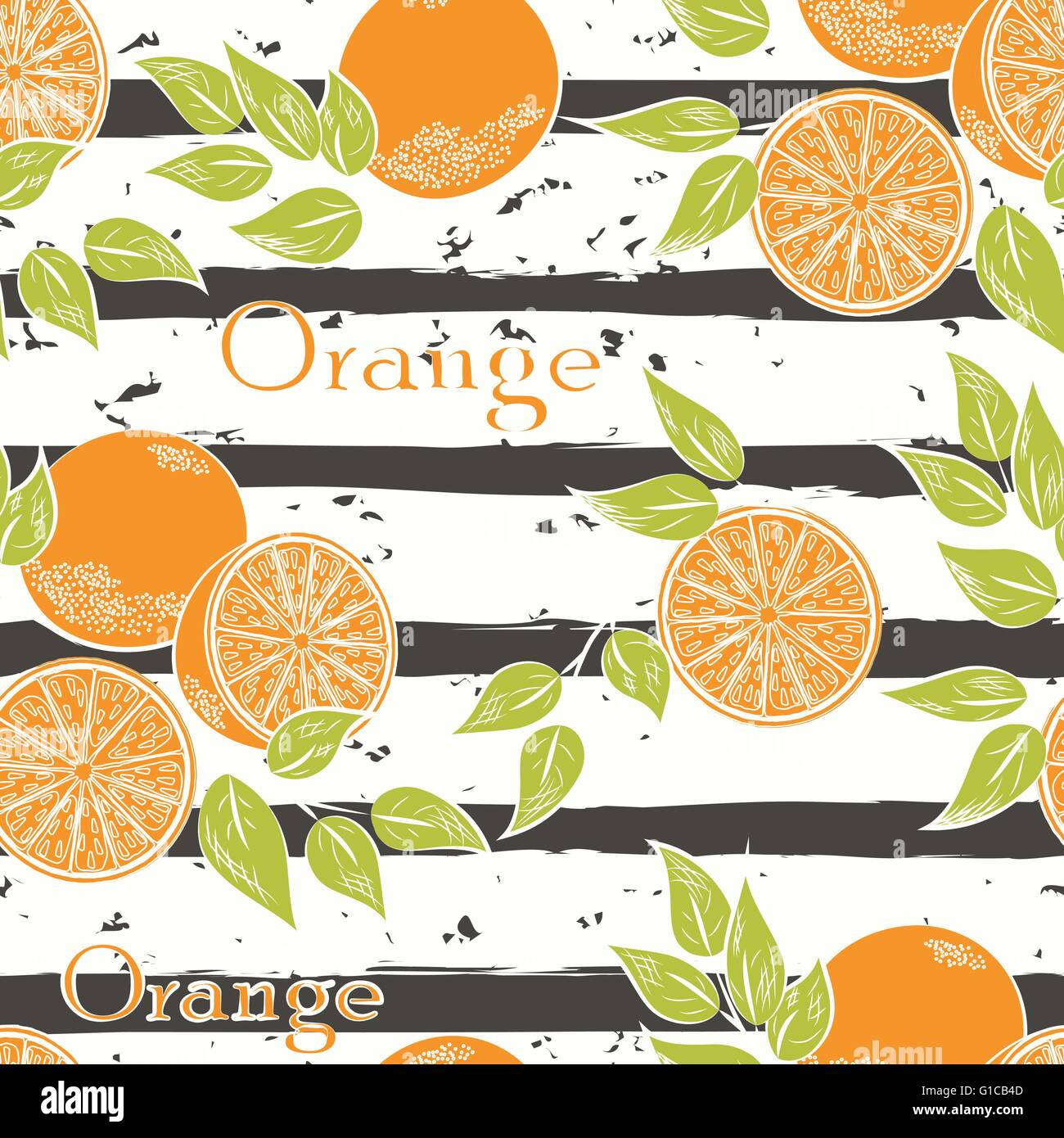 Oranges in hand on Stock Vector Images - Alamy