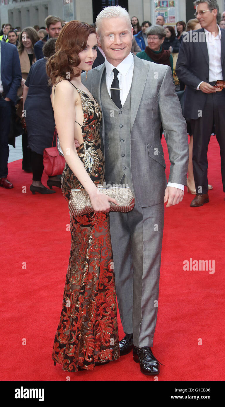 April 12, 2016 - Christina V and Rhydian Roberts attending Florence ...