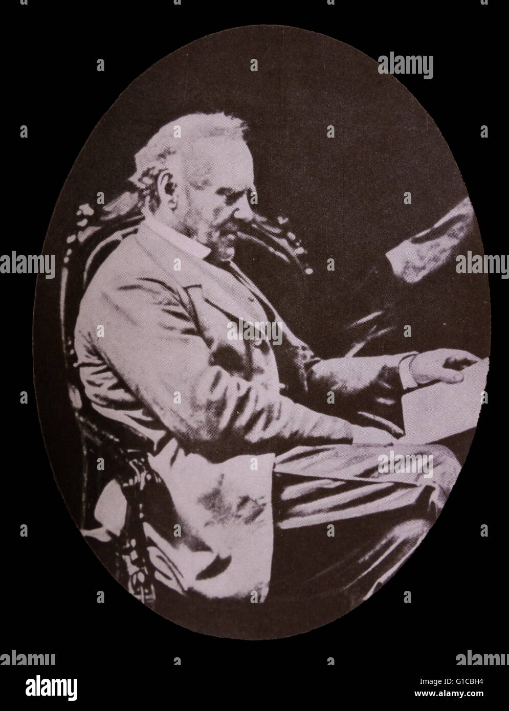 Photographic portrait of Joseph Howe (1804-1873) a Nova Scotian ...