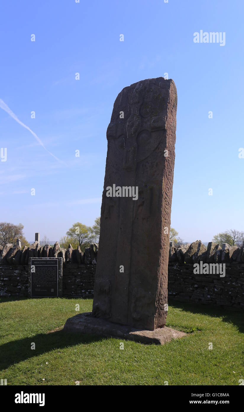 Aberlemno Roadside Cross Slab Angus Scotland May 2016 Stock Photo - Alamy