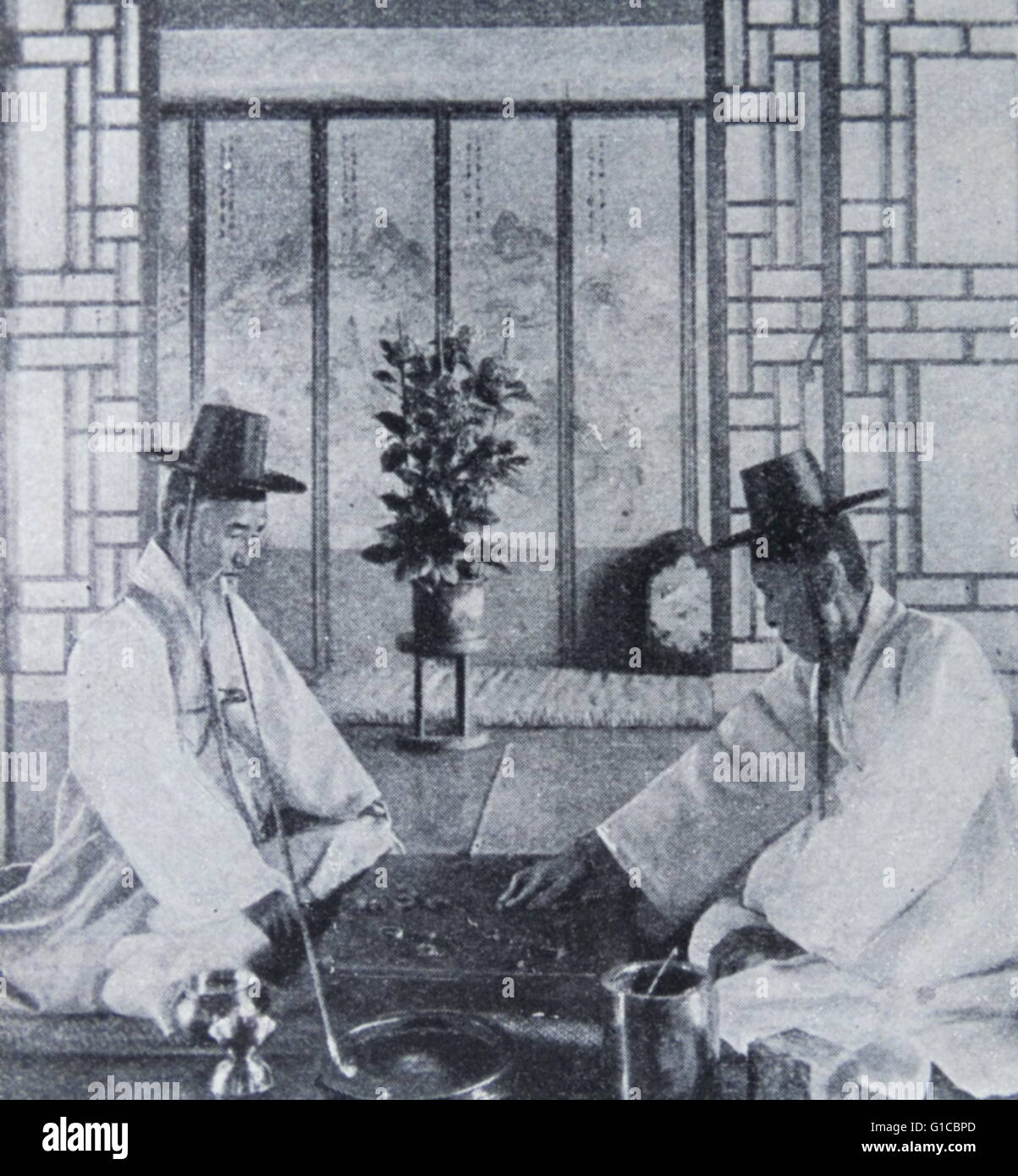 Historical chess playing hi-res stock photography and images - Alamy