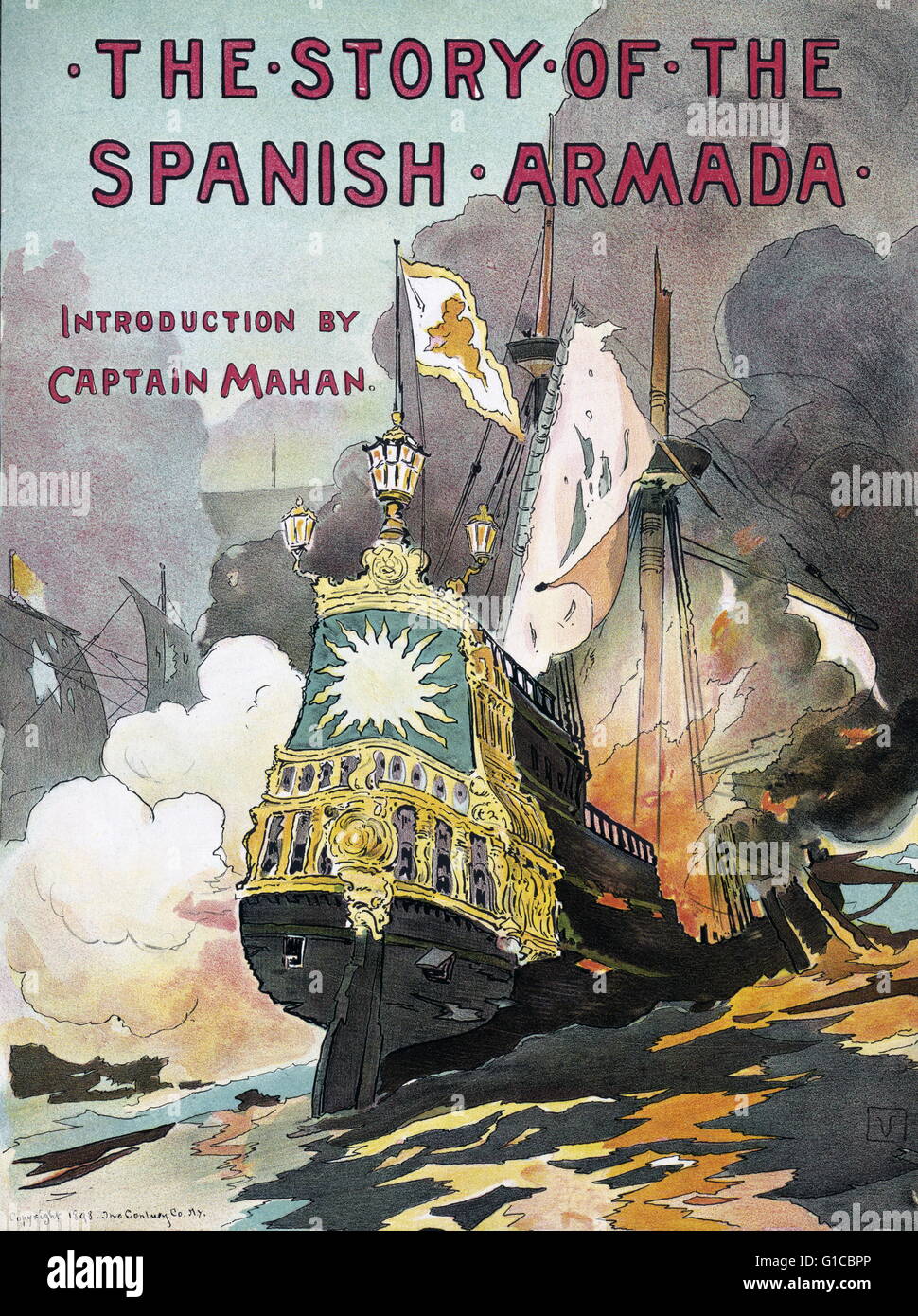 Spanish armada fire ships hi-res stock photography and images - Alamy