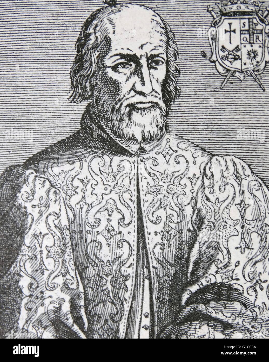 Portrait of Cola di Rienzo (1313-1354) Italian medieval politician and ...