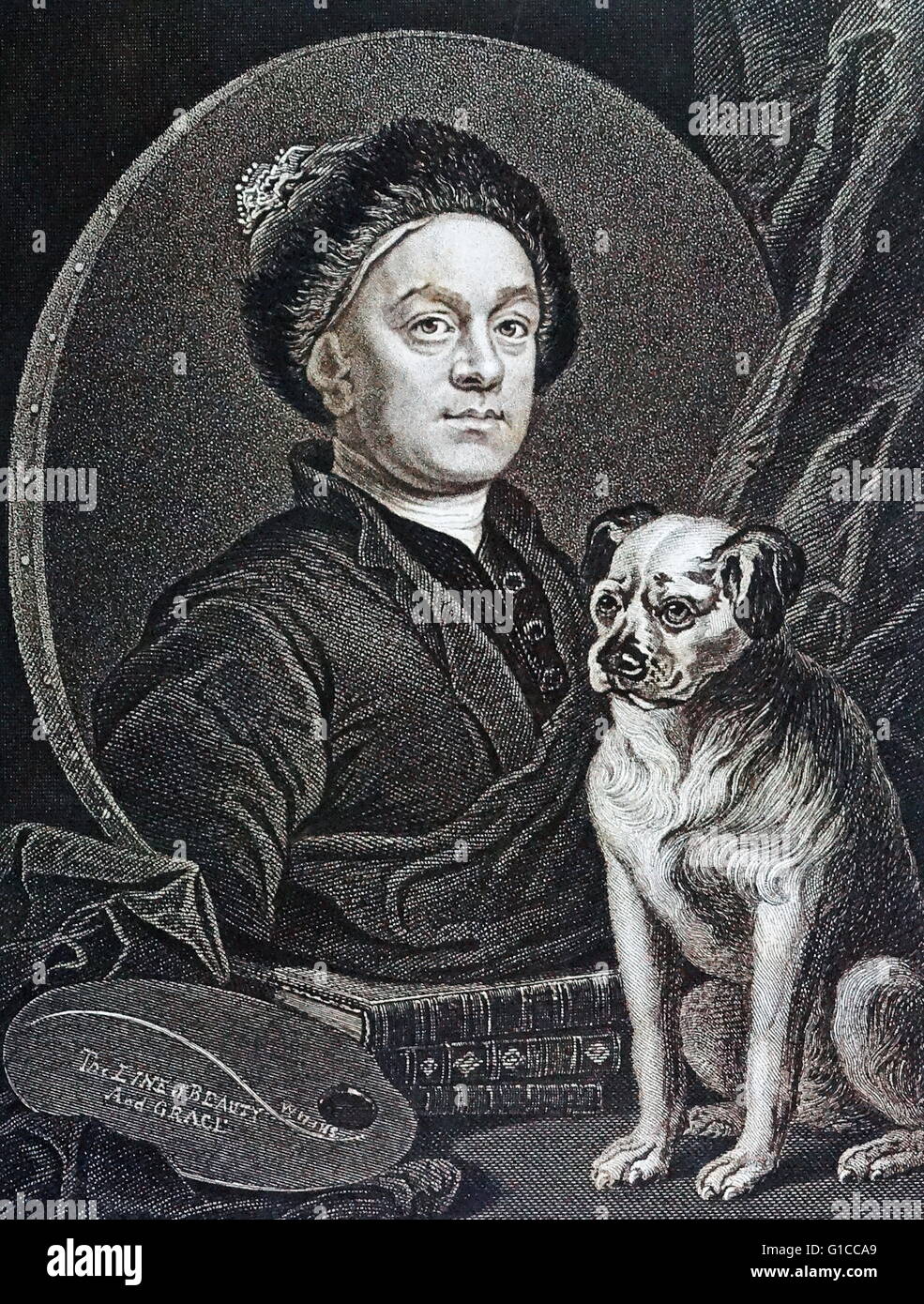 Self portrait by William Hogarth (1697 – 1764). English painter ...